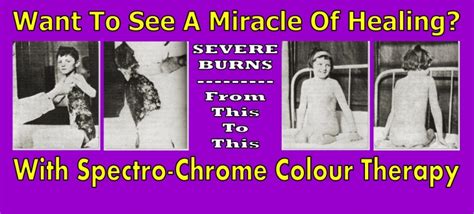 Spectro Chrome Colour Therapy The Suppressed Natural Healing System