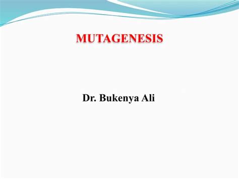 Mutagenesis Pptx