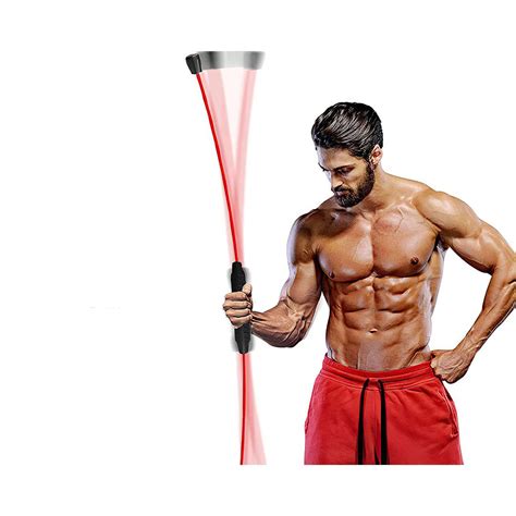 Elastic Exercise Shake Workout Flexi Bar Blue The Warehouse