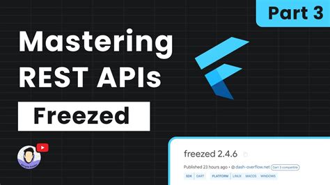 🎬 part 3 flutter implementing freezed for data models youtube
