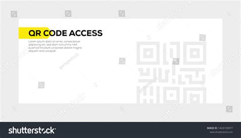 Qr Code Access Illustration Icon Concept Stock Vector Royalty Free Shutterstock