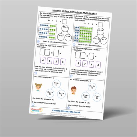 Year 4 Informal Written Methods For Multiplication Reasoning And Problem Solving Resource