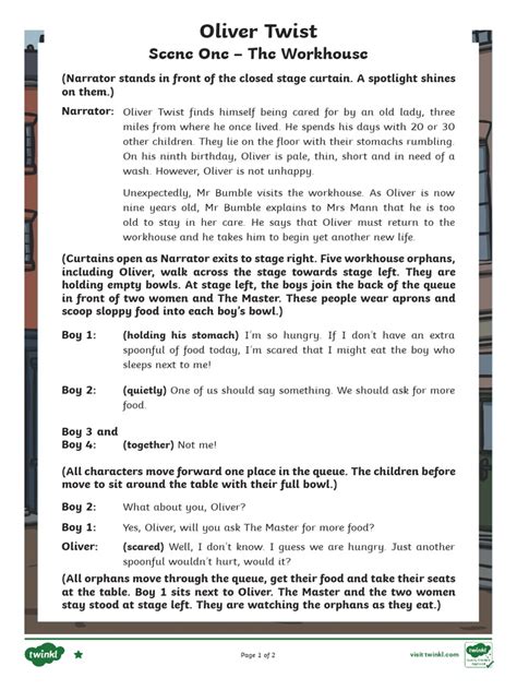 T E 2549536 Lks2 Oliver Twist Play Script Differentiated Reading