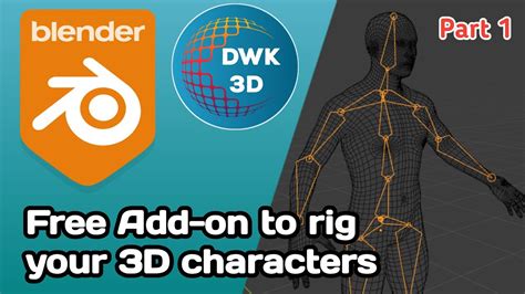 How To Rig Your D Characters In Blender Using Add On Rigify Part YouTube