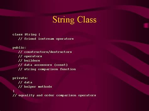 C String Proper Type And String Objects Andy