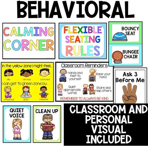 Classroom Visuals Schedules Behavior Supports And More