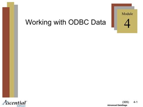 Ds41ds305m04dataaccessodbc Ds41ds305m04dataaccessodbcppt