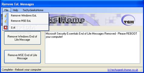 Remove Eol Messages Download Free Windows 1200 Softpedia