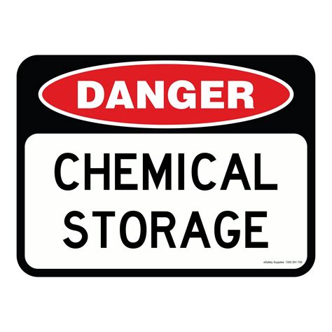 Danger Sign Chemical Storage