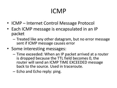 Ppt Icmp Powerpoint Presentation Free Download Id5343877