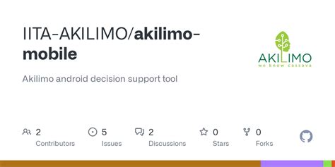 Github Iita Akilimo Akilimo Mobile Akilimo Android Decision Support Tool