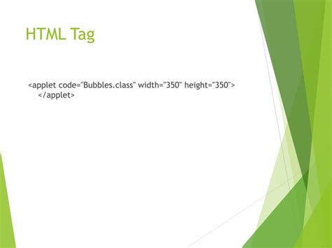 Applets In Java Pptx Programming Languages Computing