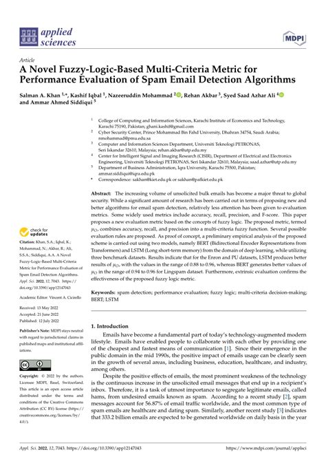 pdf a novel fuzzy logic based multi criteria metric for performance