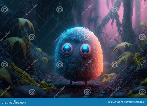 Tiny Fairy Creature In A Magical Fairy Tale Forest Generative Ai Cute