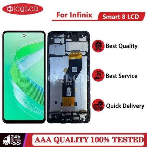 For Infinix Smart 8 Lcd With Frame Display Touch Screen Assembly Replacement Shopee Philippines