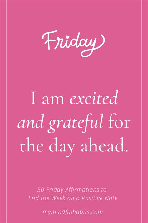Friday Affirmations To End The Week Positively