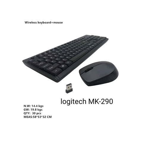 Ensemble Clavier Et Souris Logitech Sans Fil Mk Soumari