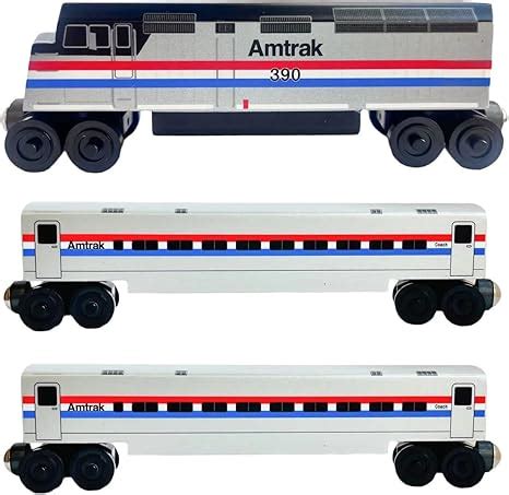 Whittle Shortline Railroad Amtrak F40ph Intercity Wooden