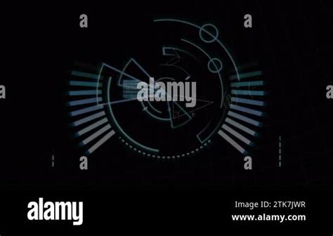 animation of loading circles and computer language with mathematical