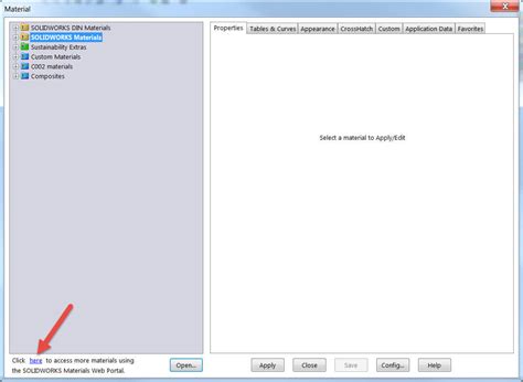 How To Add Materials To The SOLIDWORKS Material Database