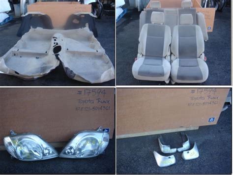 Toyota Corolla Runx Parts Full Set 2001 Used For Sale