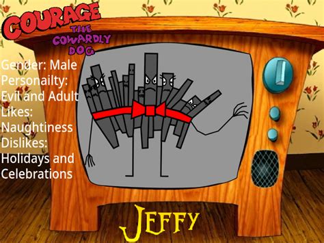 Courage The Cowardly Dog Villain OC: Jeffy by notepadsebtricky on DeviantArt