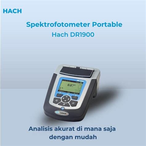 Spektrofotometer Portable Akurat Ringkas Serbaguna