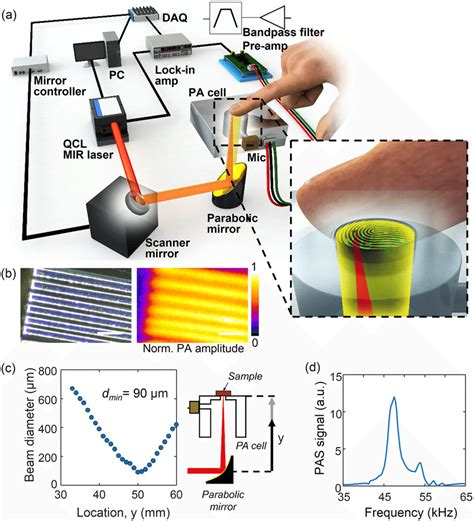 A Schematic Drawing Of The Position Scanning Photoacoustic