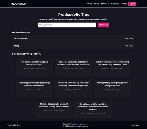 Boost Productivity With Promanager Appwrite X Hashnode Hackathon