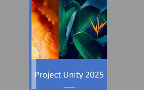 Project Unity 2025 By Carmen Broesder Ebook Barnes And Noble®