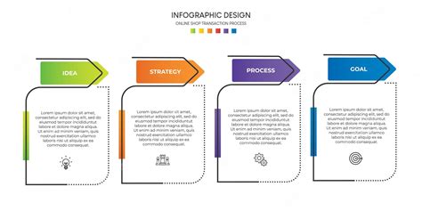 Premium Vector Steps Business Data Visualization Timeline Process