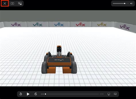 Viewing Tutorial Videos In VEXcode VR VEX Library