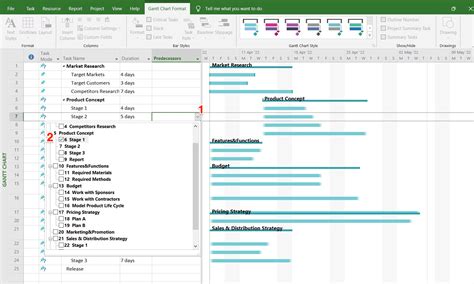 How To Use Microsoft Project Predecessors