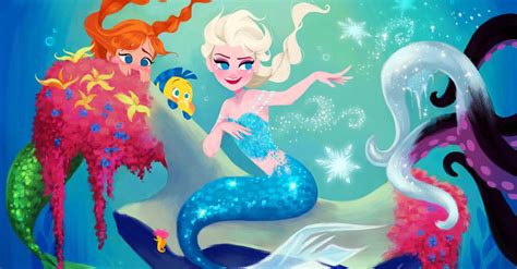 Disney Princess Role Swap Art Popsugar Love Sex