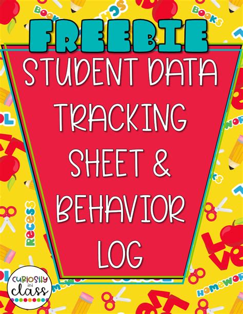 Tracking Student Data Template At A Glance