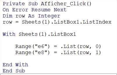Travailler Avec Des Listbox Dans Excel TUTO DE RIEN