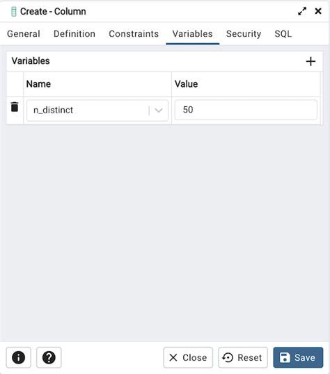 column dialog — pgadmin 4 9 6 documentation