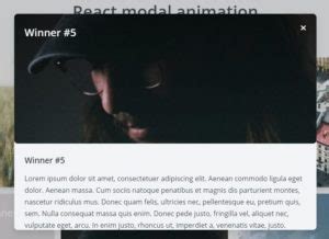 React Modal Animation Reactscript