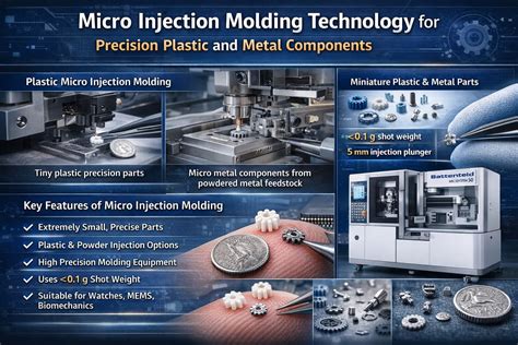 Micro Injection Molding Technology For Tiny Plastic And Metal Precision