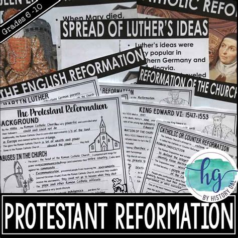 Protestant Reformation Map Activity Print And Digital By History Gal