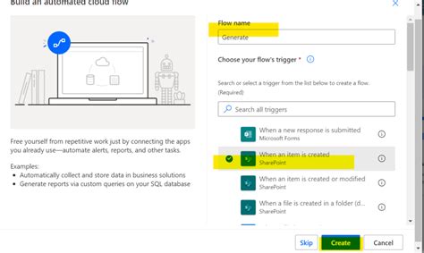 how to auto generate sharepoint column value using power automate crmonce