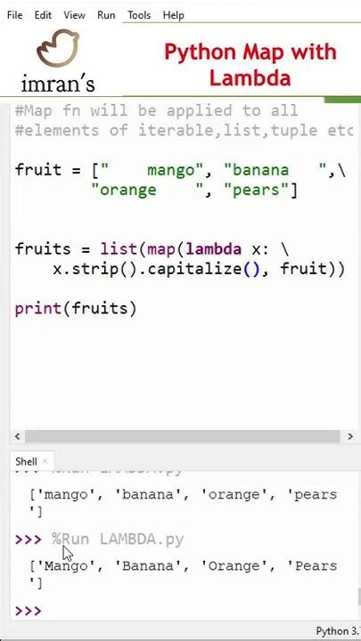 Python Map Function With Lambda Format Python Strings Youtube