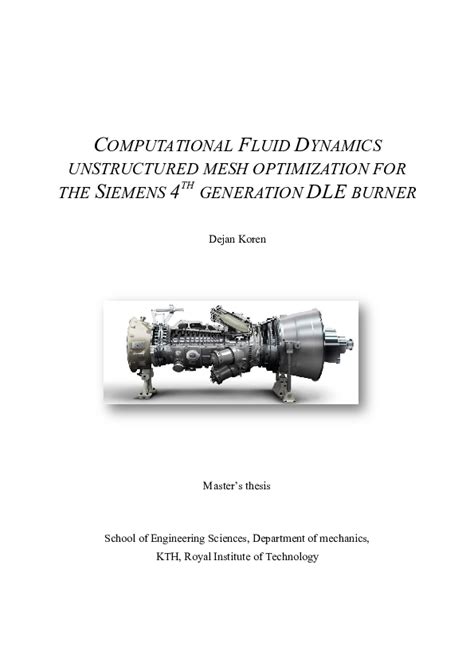 Pdf Computational Fluid Dynamics Unstructured Mesh Optimization For