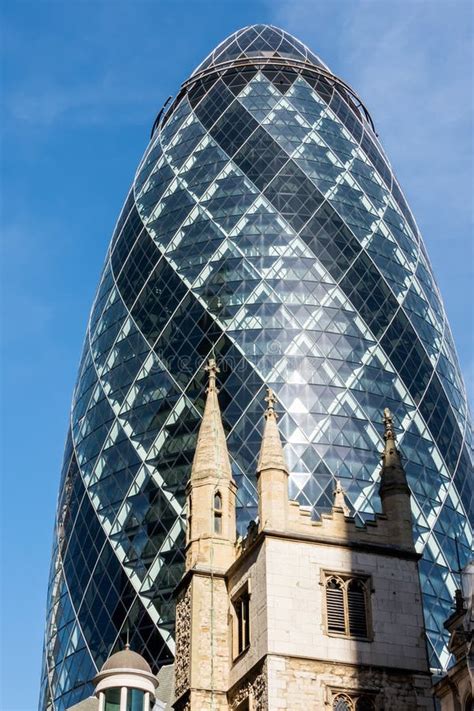 London Uk March 7 View Of The Gherkin Building In London On