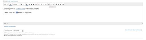 internal links link to a file in your drupal site osu drupal 7
