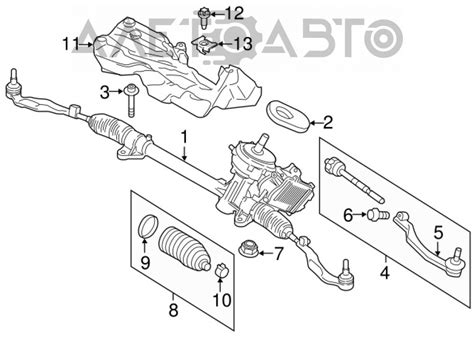 Рейка рулевая Mini Cooper F56 3d 14- сломана фишка 32-10-6-884-128 ...