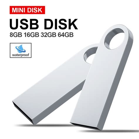 Mini Usb Disk Usb20 Stick Pendrive Metal Usb Flas Grandado