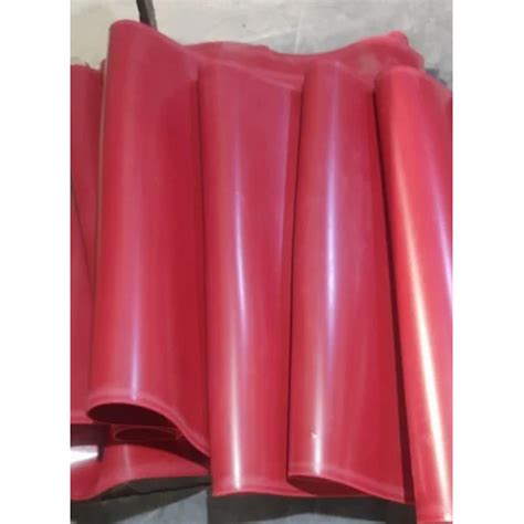 Red Shot Blasting Rubber Sheet Length As Per Available Meter M At