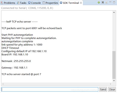 zynq 7000学习笔记之lwip echo server调试 csdn博客