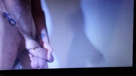 Guy Twists Huge Low Hanging Bull Nuts 3 Times Around His Dic English